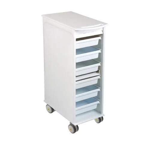 Marketlab-12143 Lockable Rolltop MRI Cart | Secure MRI Storage Cart