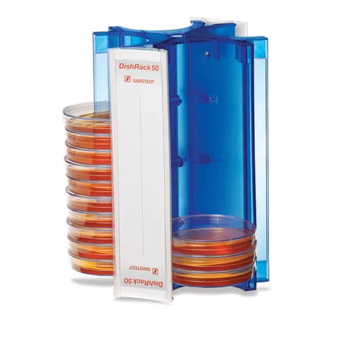 Marketlab DishRack 50 Petri Dish Transport Carrier | Safe Laboratory ...