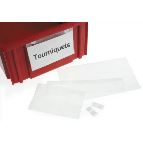 Marketlab Divider Box Label Holders – Durable Labeling System for Lab ...