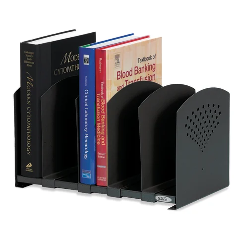 Marketlab-3526 Book Organizer | Book Rack with 4 Adjustable Dividers ...