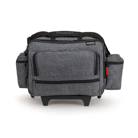 Hopkins Antimicrobial Rolling Medical Bag | 4-Wheel Microban Medical Tote